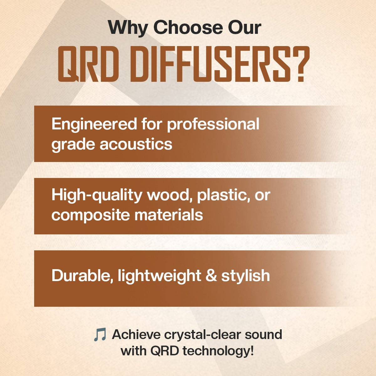 BenchArts QRD Acoustic Diffusers – bencharts Interior