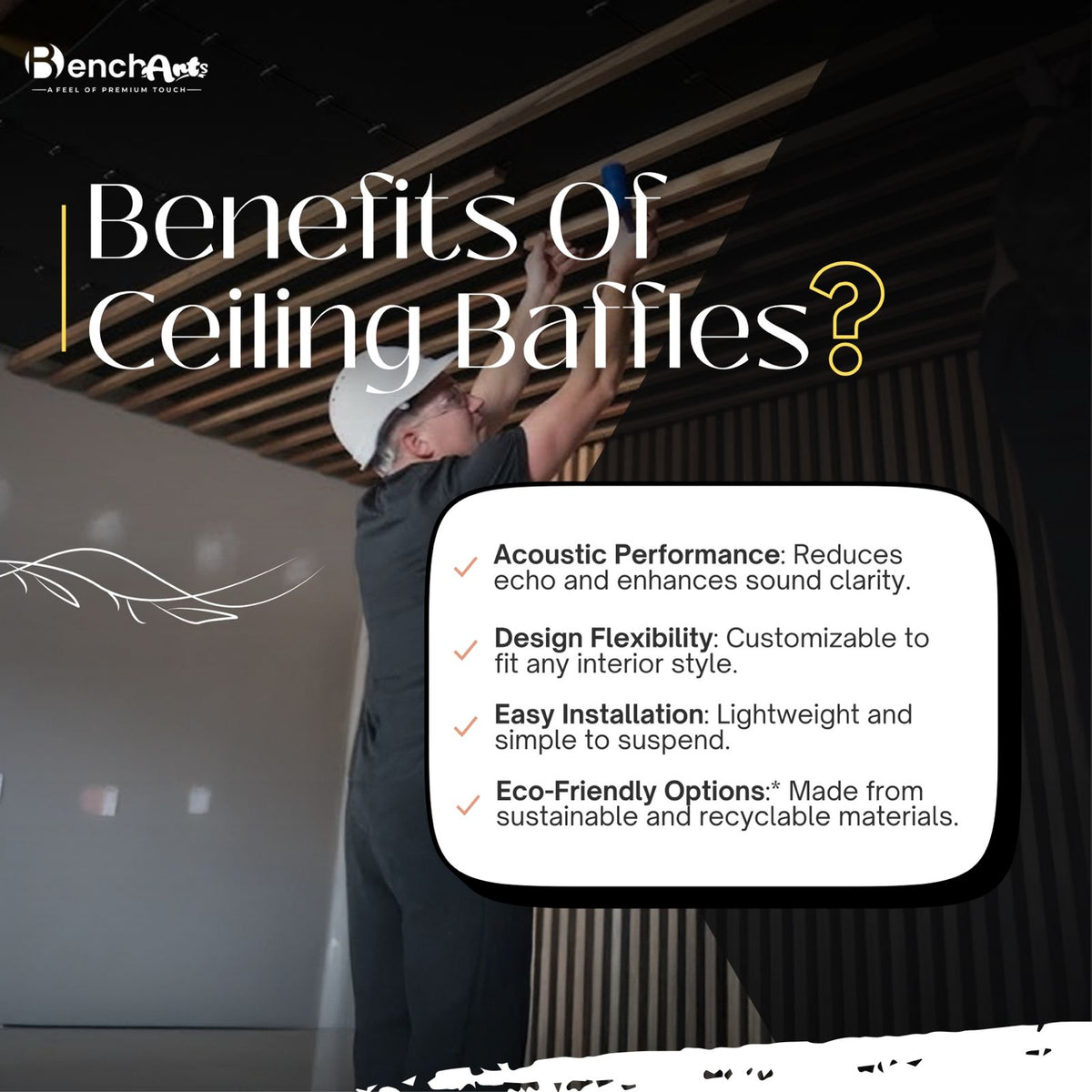 BenchArts Ceiling Baffles – bencharts Interior